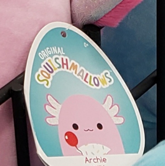Squishmallows | Other | 8 Archie The Axolotl With Balloon Confetti ...